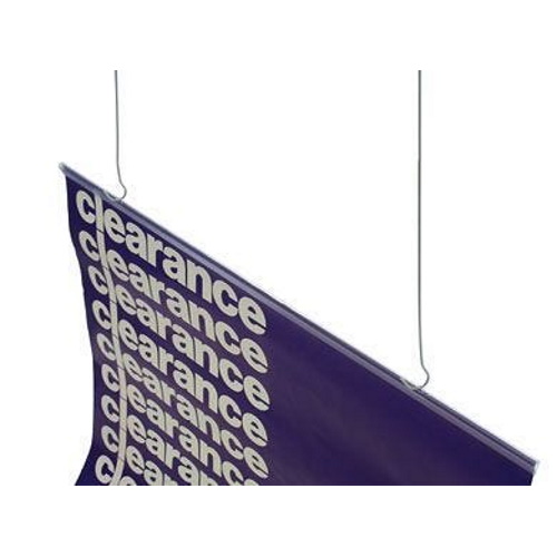 22" SIGN HANGER WITH HANG LOOPS - Matthews Store Fixtures & Shelving