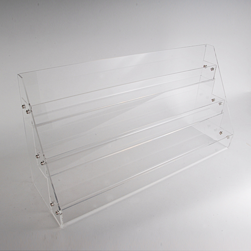 3 TIER ACRYLIC COUNTER CARD DISPLAY 21 X 6 X 10 - Matthews Store ...