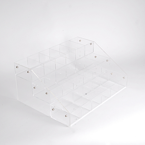 3 TIER ACRYLIC COUNTER DISPLAY 18 POCKET 16"W X 7"D X 11 3/4"H ...