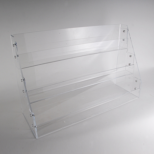 3 TIER HEAVY DUTY ACRYLIC COUNTER CARD DISPLAY 21"W - Matthews Store ...