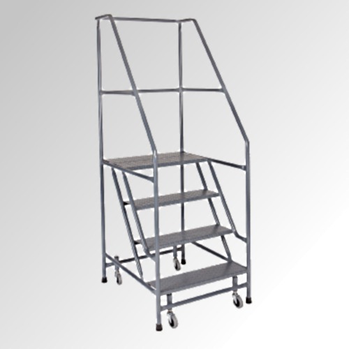 5 STEP ROLLING LADDER W/ STEP LOCK - Matthews Store Fixtures & Shelving