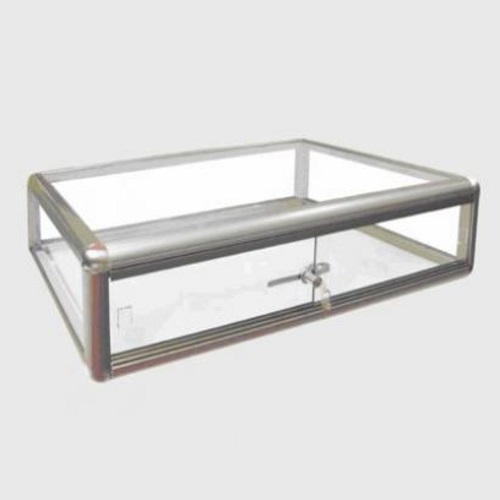 ALUMINUM FRAME COUNTER DISPLAY CASE W/ LOCK 30 X 18 X 9 - Matthews ...