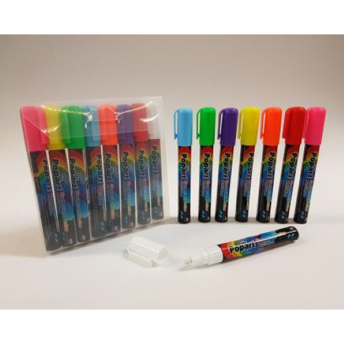 CHALK MARKERS BULLET LTI-PACK (8/PKG) - Matthews Store Fixtures & Shelving