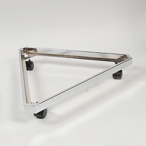 G/W TRIANGLE BASE WITH CASTERS BLACK - Matthews Store Fixtures & Shelving