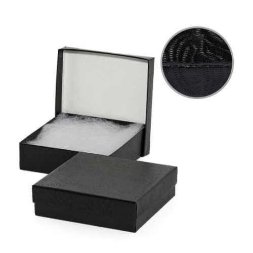 JEWELLERY BOX BLACK SWIRL 2 1/2" X 1 1/2" X 7/8" - Matthews Store ...