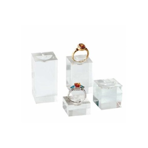 RING DISPLAY SET ACRYLIC (4 PIECES) - Matthews Store Fixtures & Shelving