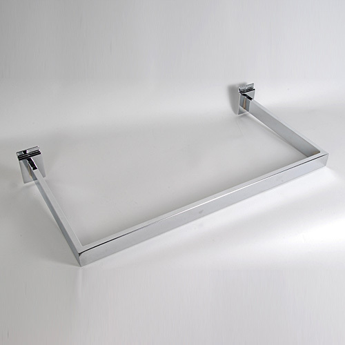 S/W RECTANGULAR U-SHAPED HANGRAIL CHROME - Matthews Store Fixtures ...