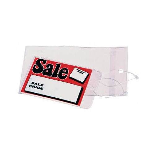 VINYL SIGN POCKET 3" X 5" (10 PER PKG) - Matthews Store Fixtures & Shelving
