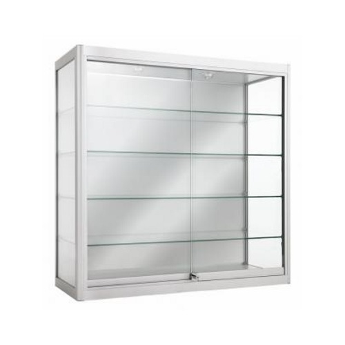 WALLMOUNT LIT GLASS DISPLAY CASE W/ LOCK 39"X39"X6" - Matthews Store ...